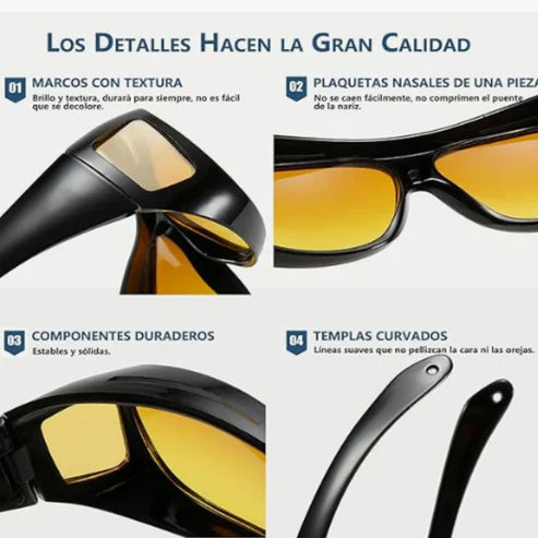 Original premium 2x1 Gafas Sol Hd Visión Dia/Noche – Inhomevip Honduras